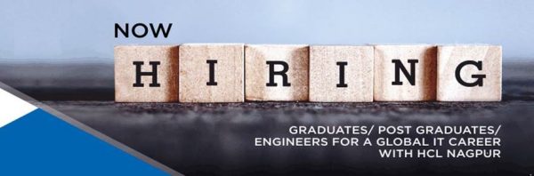 HCL Technologies Nagpur Hiring Fresher Graduates and Post Graduates